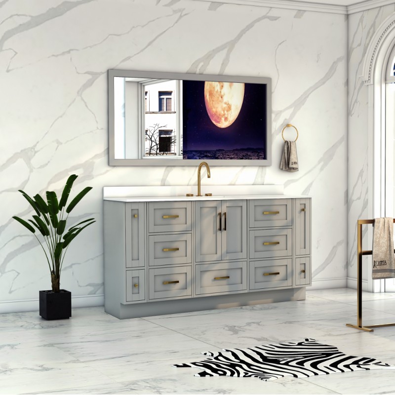 Flow Floor Mount 70” (81230128) Single Sink Vanity – Freestanding ...