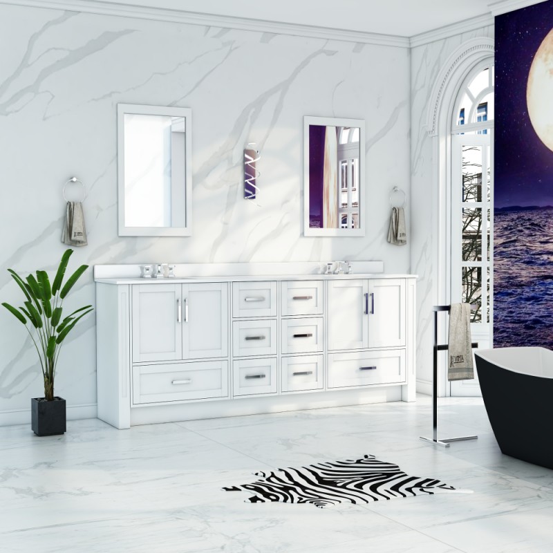 Flow Floor Mount 70” (3201212203) Double Sink Vanity – Freestanding ...